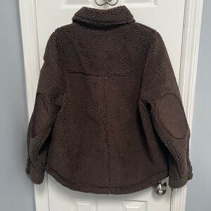 ALO Yoga | Jackets & Coats | Alo Yoga Sherpa Edge Shacket Espresso ...